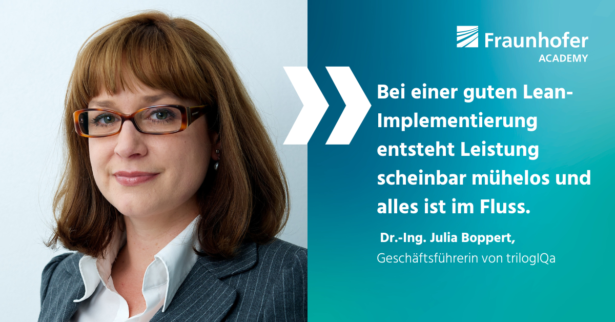 Fraunhofer Schulungsreihe »Lean Logistics« - Blog der Fraunhofer Academy